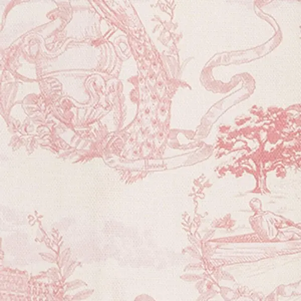 Harrods Set Of 2 Cotton Toile Tea Towels - Pink