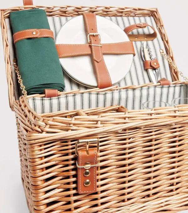 Harrods Fitted Picnic Hamper For 2