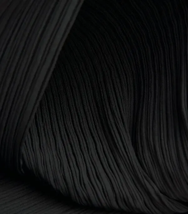 Issey Miyake Hatching Pleats Trousers - Black