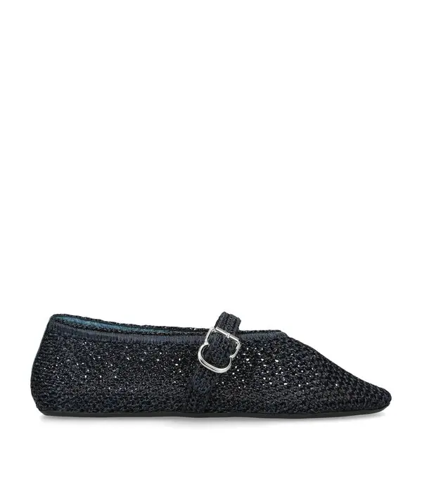 Alaïa Crochet Ballet Flats