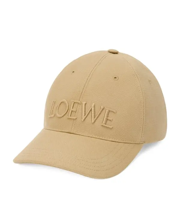 Loewe X Paula's Ibiza Canvas Baseball Cap - Beige