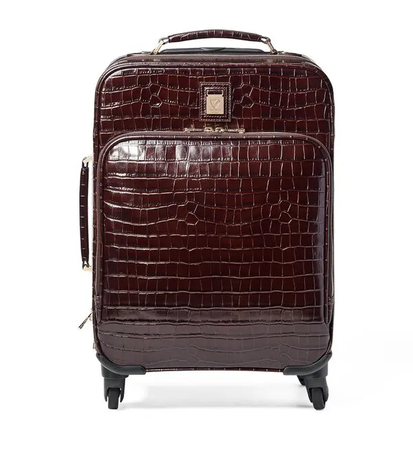 ASPINAL OF LONDON Connaught Cabin Suitcase - Brown