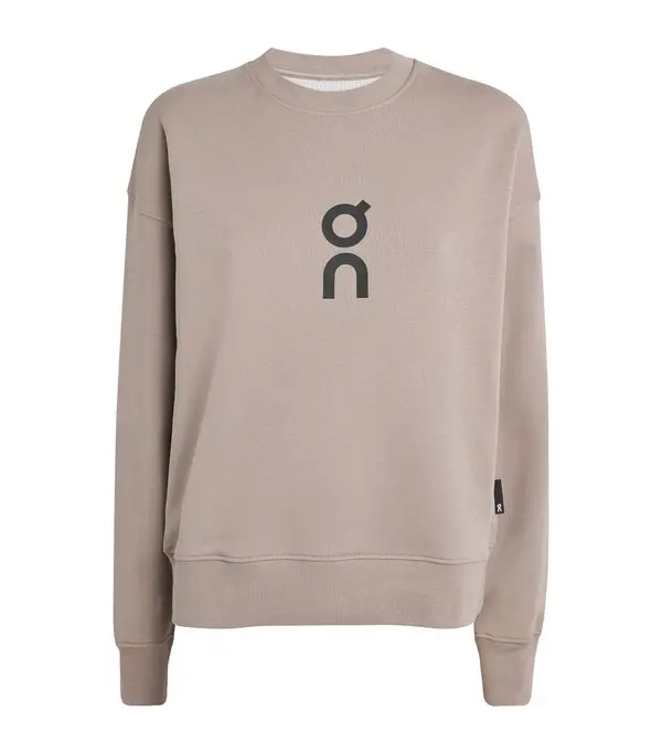 On Club Crew Sweatshirt - Brown