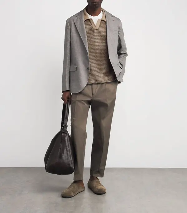Officine Générale Crochet Polo Shirt