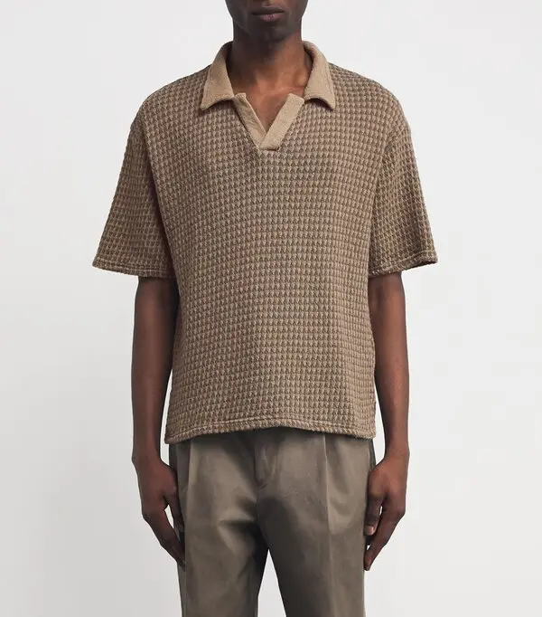 Officine Générale Crochet Polo Shirt