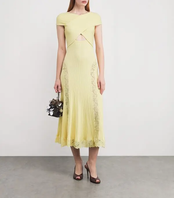 sondra lace ruffled maxi dress Open Back Smocked Ruffle Tier Maxi Dress – Krush Kandy main image 1