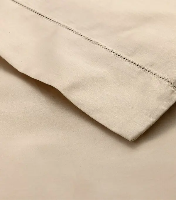 Ralph Lauren Supima Cotton Sateen Langdon Duvet Cover - Neutral