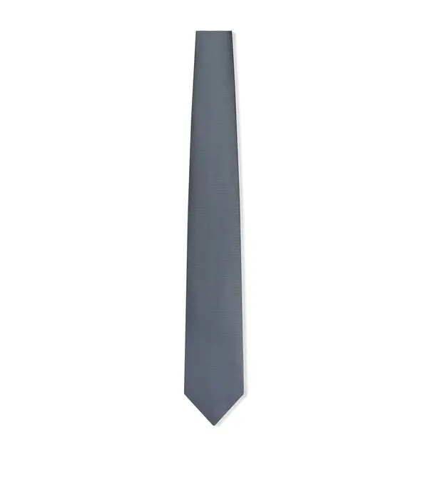 TOM FORD Mulberry Silk Twill Tie - Grey