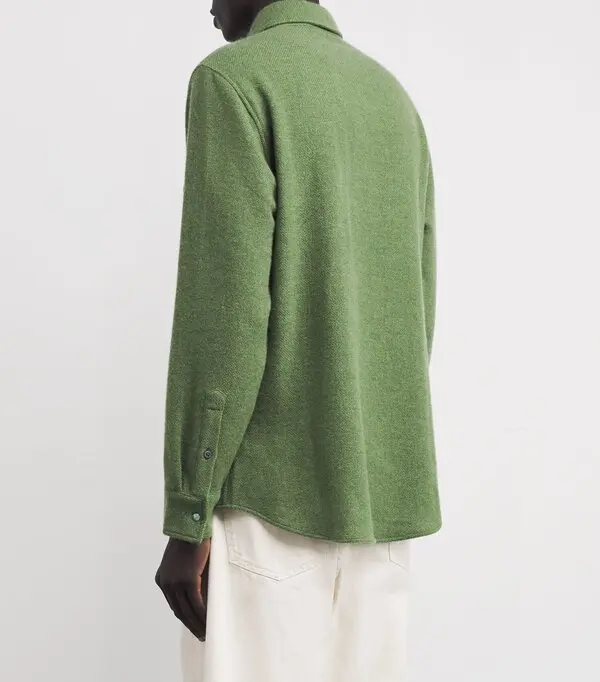 GOD'S TRUE CASHMERE Cashmere And Emerald Willow Shirt - Green