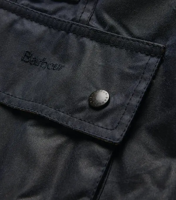 Barbour Beadnell Waxed Jacket - Navy