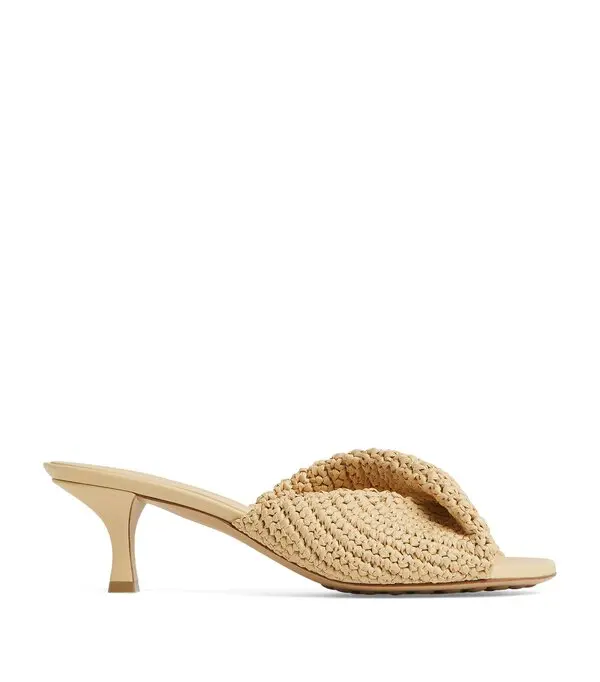 Bottega Veneta Raffia Blink Mules