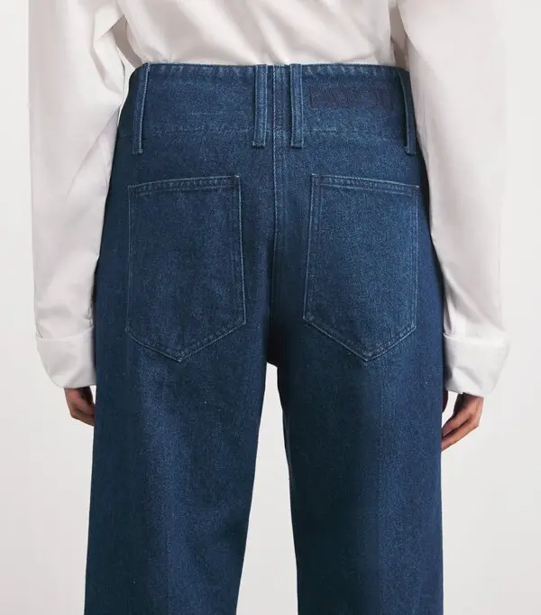 PATOU High-rise Wide-leg Jeans