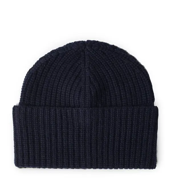 Brunello Cucinelli Cashmere Rib-knit Beanie - Blue