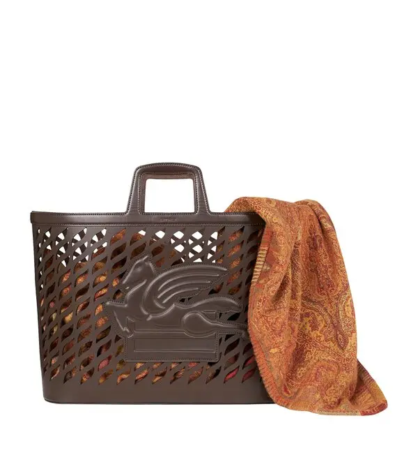 Etro Leather Drill Basket