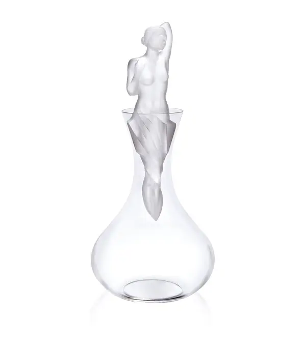 Lalique Crystal Aphrodite Decanter - Clear