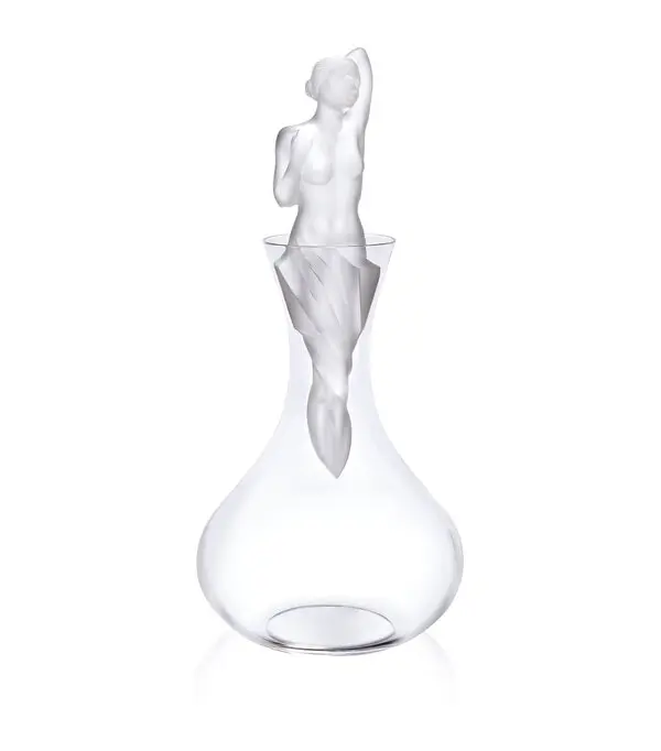 Lalique Crystal Aphrodite Decanter - Clear