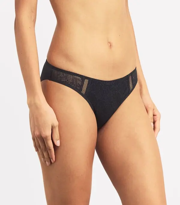 Simone Perele Lace Comète Briefs - Black