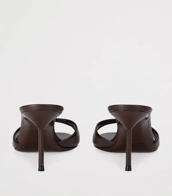 Paris Texas Nappa Leather Lidia Mules 70 - Brown