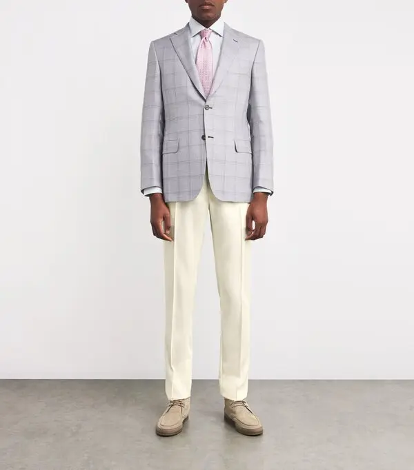 Brioni Virgin Wool Twill Melbourne Trousers