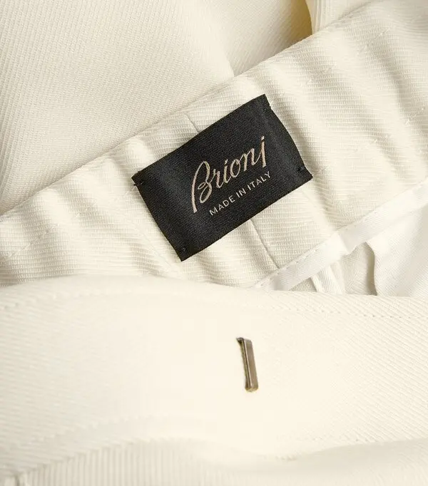 Brioni Virgin Wool Twill Melbourne Trousers
