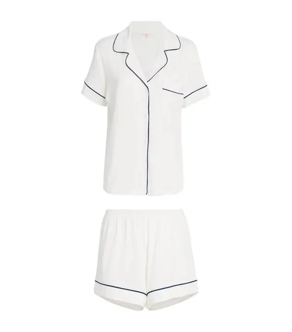 Eberjey Gisele Shorts Pyjama Set - Ivory