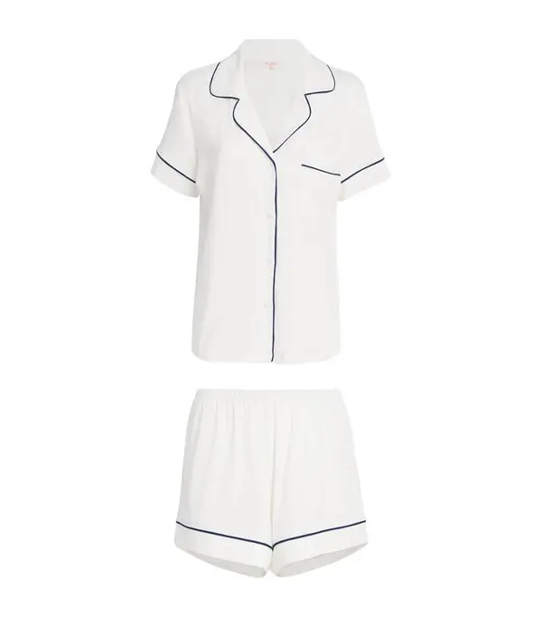 Eberjey Gisele Shorts Pyjama Set - Ivory