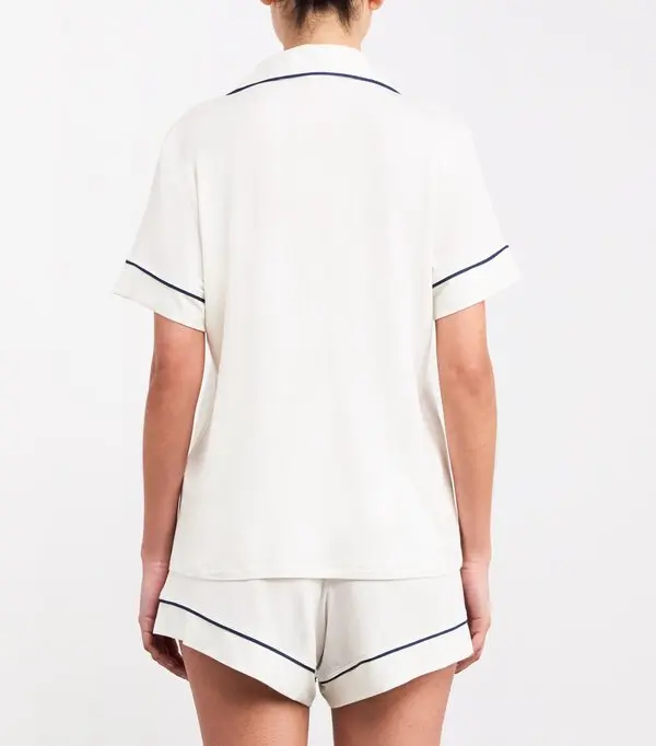Eberjey Gisele Shorts Pyjama Set - Ivory