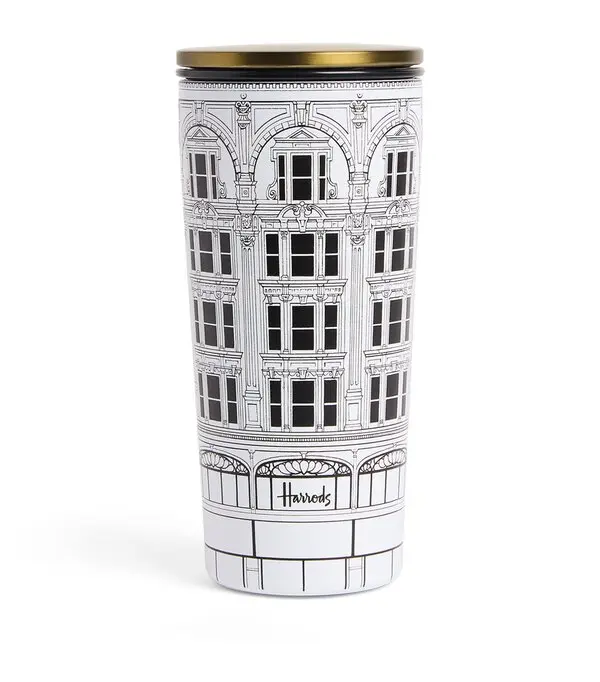 Harrods Metal Building Travel Cup - White