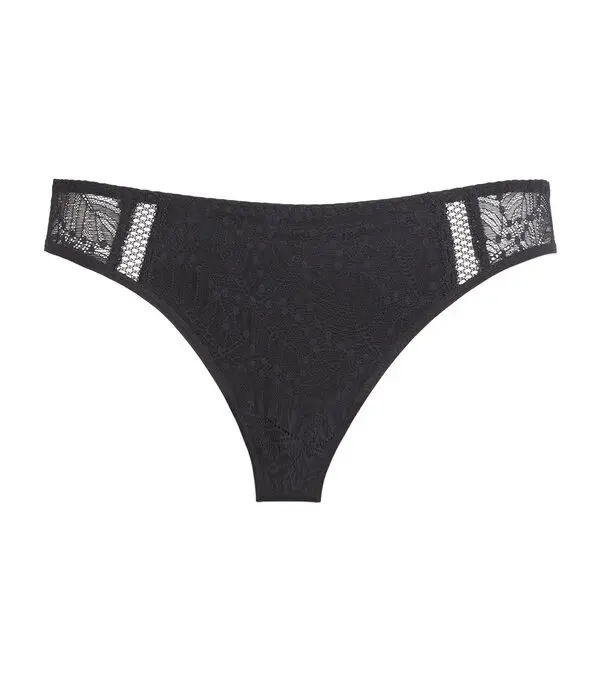 Simone Perele Lace Comète Thong - Black