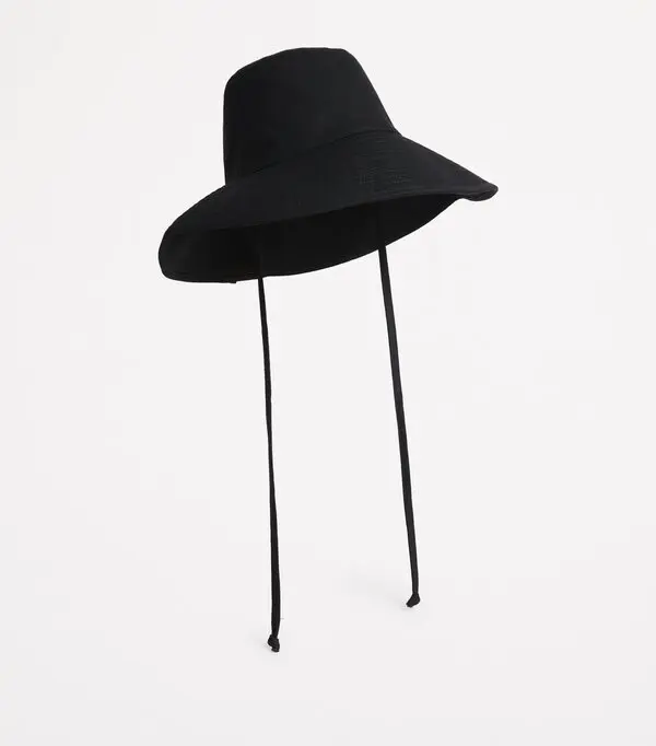 Lack Of Color Cotton Holiday Bucket Hat - Black