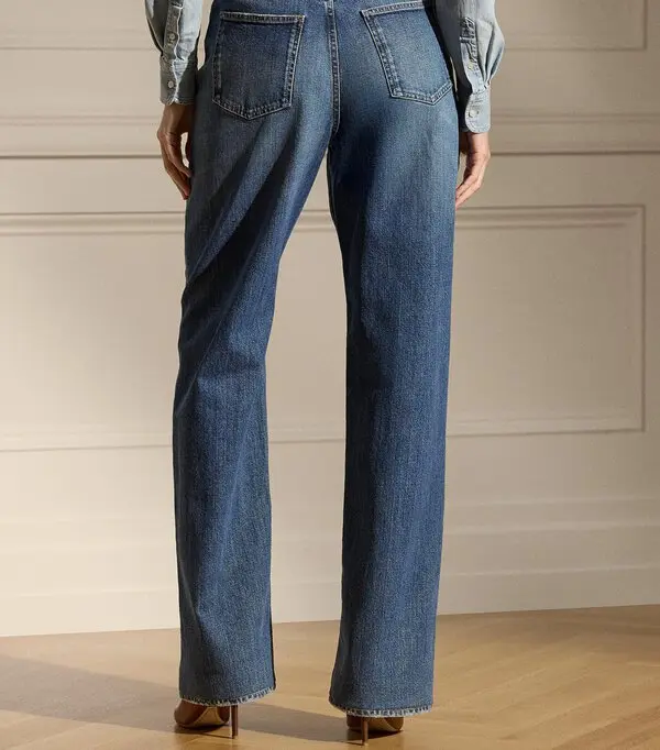 Ralph Lauren Novah Wide-leg High-rise Jeans