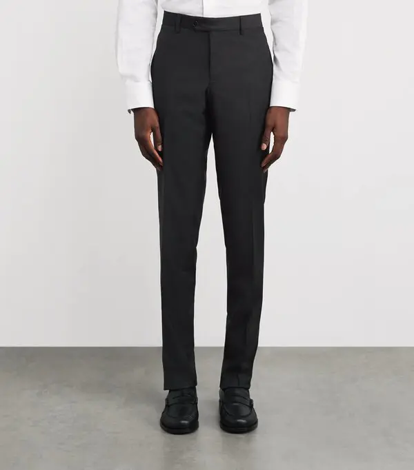 Emporio Armani Virgin Wool Tailored Trousers