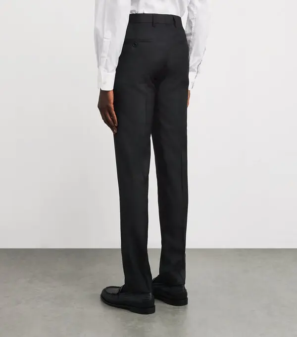 Emporio Armani Virgin Wool Tailored Trousers
