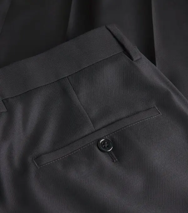 Emporio Armani Virgin Wool Tailored Trousers
