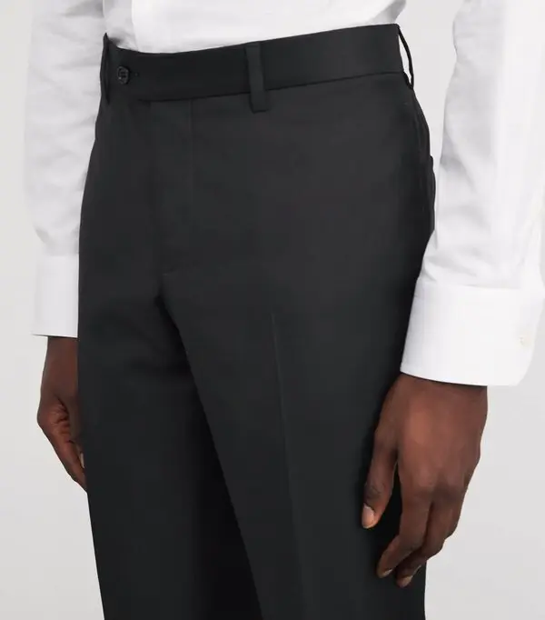 Emporio Armani Virgin Wool Tailored Trousers