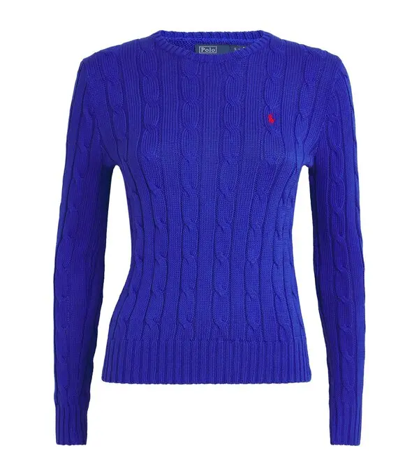 Ralph Lauren Cable-knit Julianna Sweater - Blue