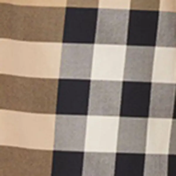 Burberry Cotton Check Trousers - Beige