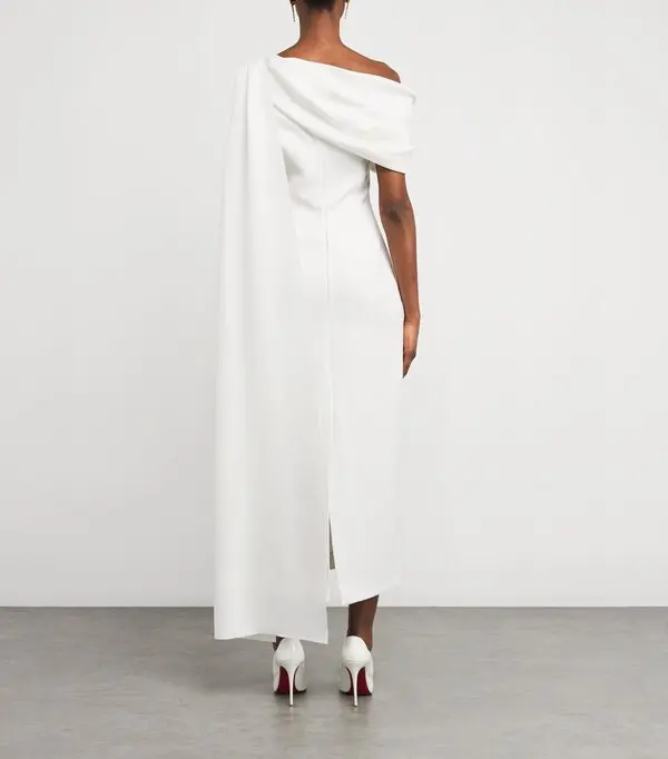 ROKSANDA Crepe Draped Maite Maxi Dress
