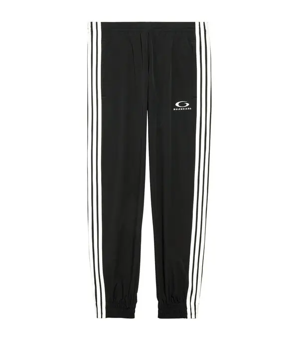 Balenciaga Fitted Track Pants - Black
