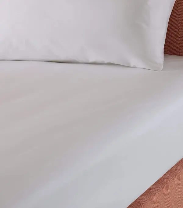 SAVOIR Cotton Percale The Drift Super King Fitted Sheet