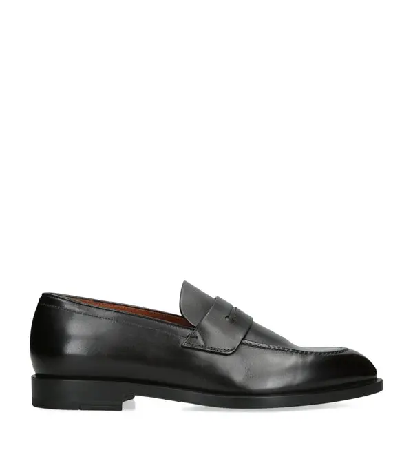 Zegna Leather L'asola Loafers