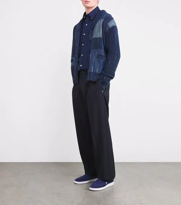 Polo Ralph Lauren Stretch-cotton Custom Fit Shirt - Navy