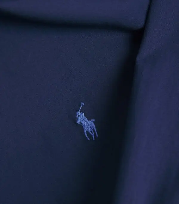 Polo Ralph Lauren Stretch-cotton Custom Fit Shirt - Navy