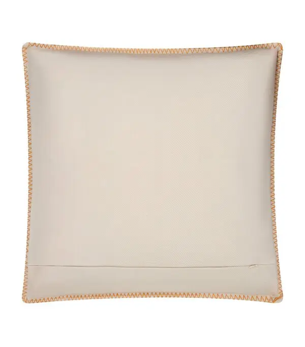 Etro Cotton Ribot Embroidered Cushion