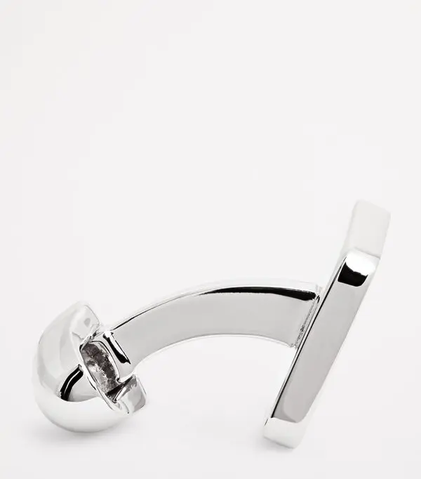 BABETTE WASSERMAN LONDON Onyx And Mother-of-pearl Dice Cufflinks