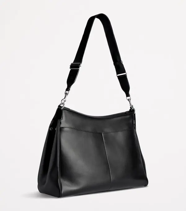 Balenciaga Calfskin Messenger Bag - Black