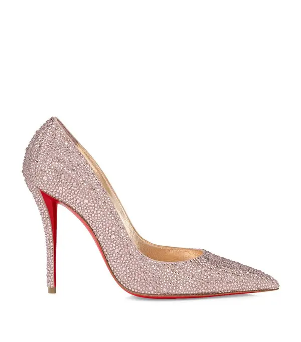 CHRISTIAN LOUBOUTIN Miss Z Strass Pumps 100 - Pink