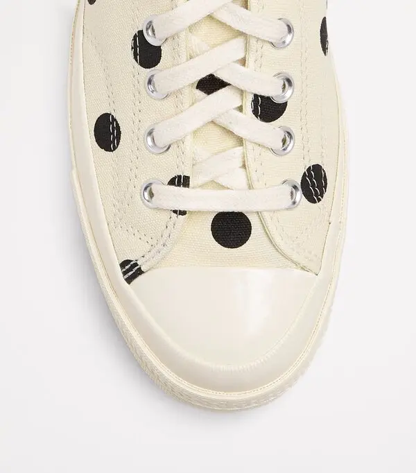 Play Comme Des Garcon X Converse Polka Dot Heart Chuck Taylor All Star '70 Low-top Sneakers - Ivory