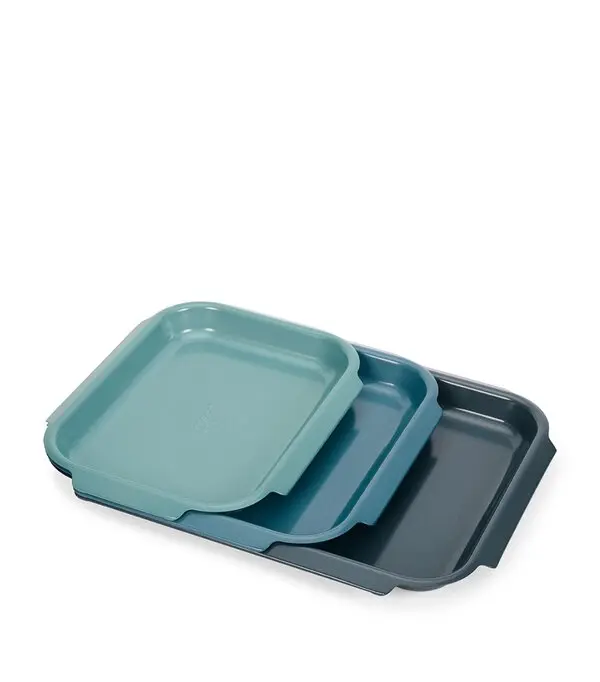 JOSEPH JOSEPH Set Of 3 Non-stick Nest Baking Trays - Blue