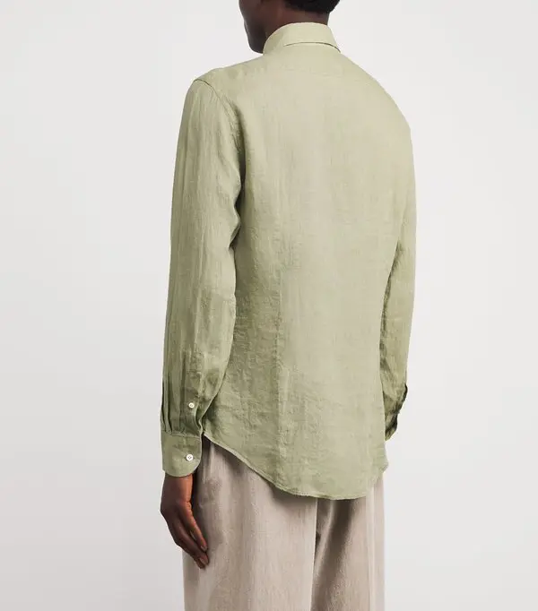 Corneliani Linen Shirt - Green